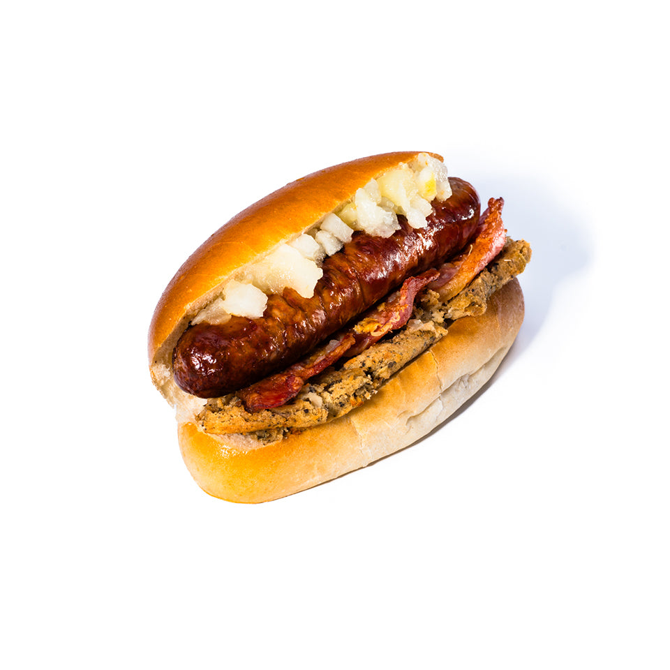 Sausage Bacon Cob White - Nutrition & Allergy Data | Birds Bakery